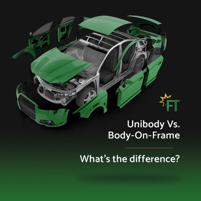 Unibody Vs Body-On-Frame Car - Fine Touch Auto Collision Repair
